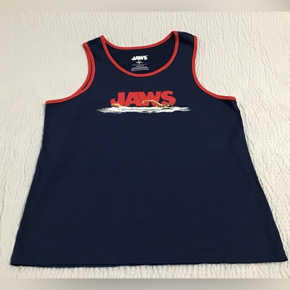 Universal | Shirts | Universal Jaws Movie Doubleside Retro Tank Top ...
